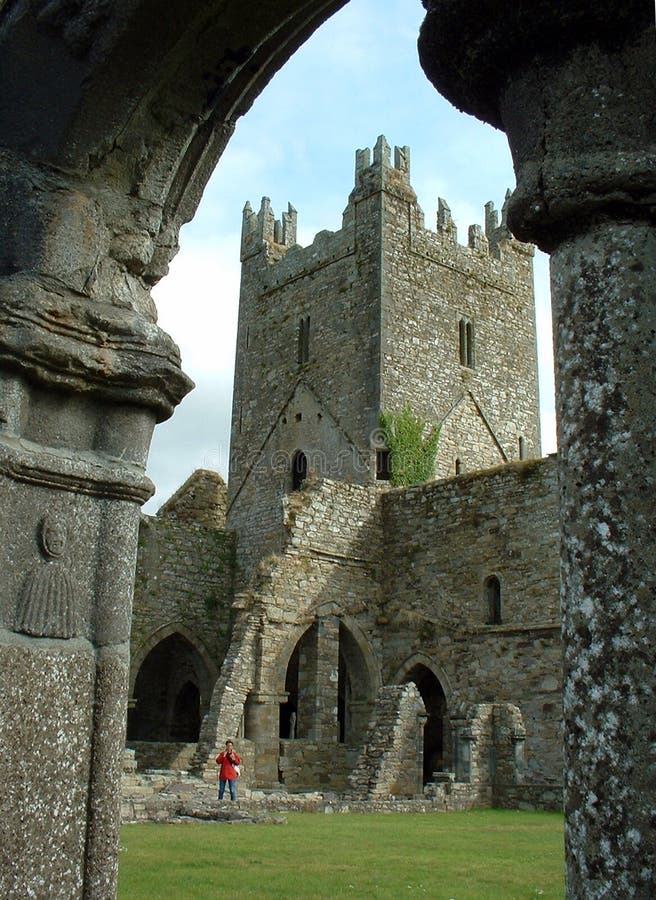 Jerpoint Abbey stock photo. Image of church, tourism, abbey - 2021416