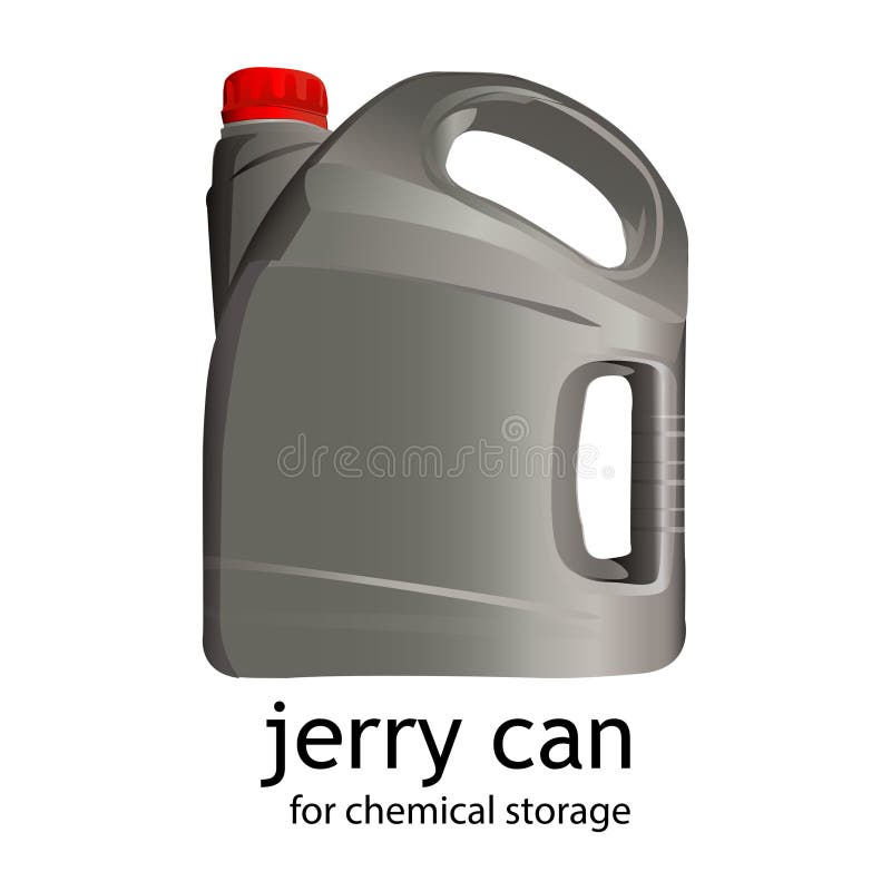 Jerry Can 3d Mockup Vector Illustration Vol 04 Stock Vector ...