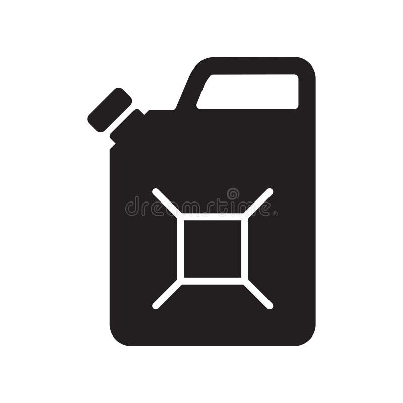 Jerry Can Icon Vector Design Template Stock Illustration - Illustration ...