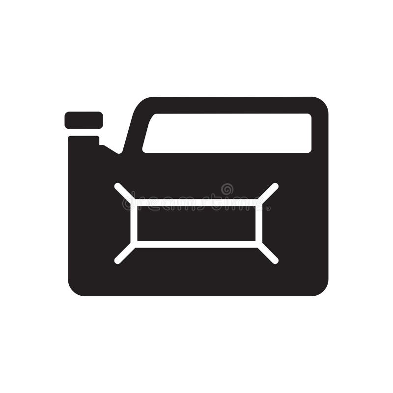 Jerry Can Icon Vector Design Template Stock Illustration - Illustration ...