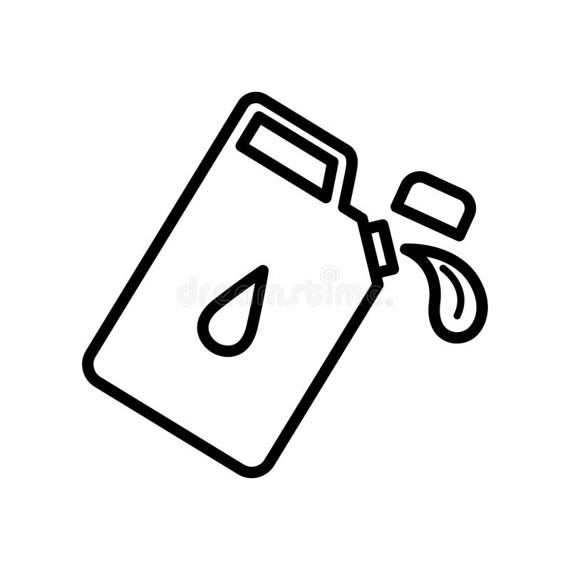 Jerry Can Icon Vector on Trendy Design Stock Vector - Illustration of ...