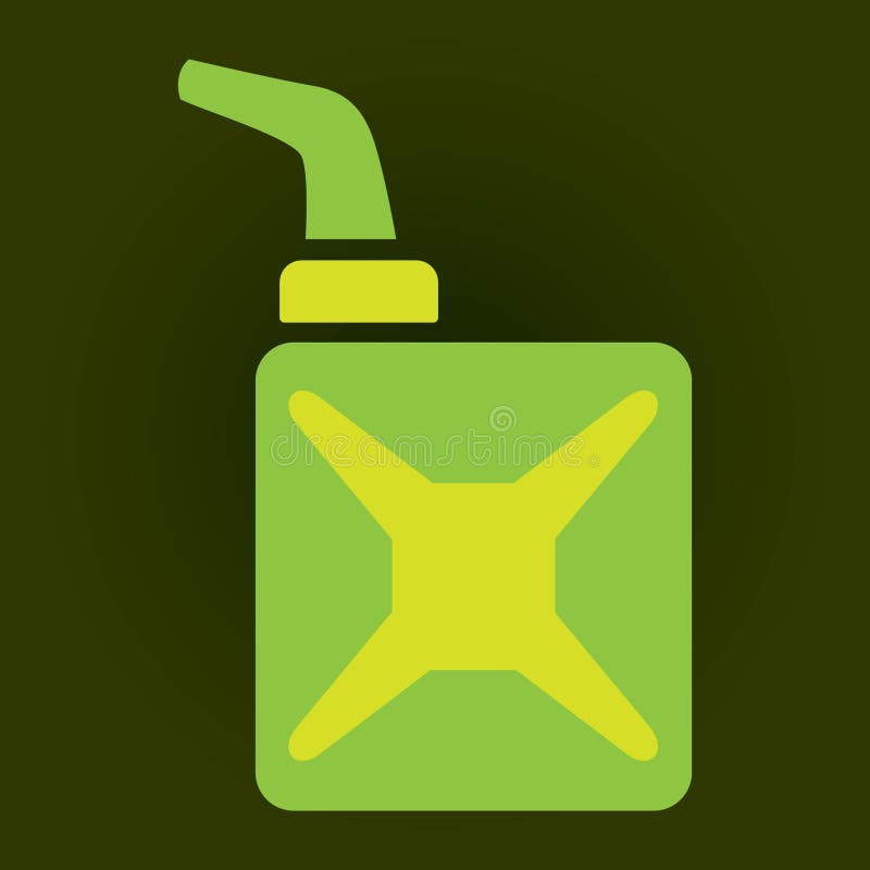 Jerry Can. Vector Illustration Decorative Design Stock Vector ...