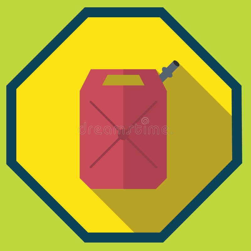 Jerry Can. Vector Illustration Decorative Design Stock Vector ...