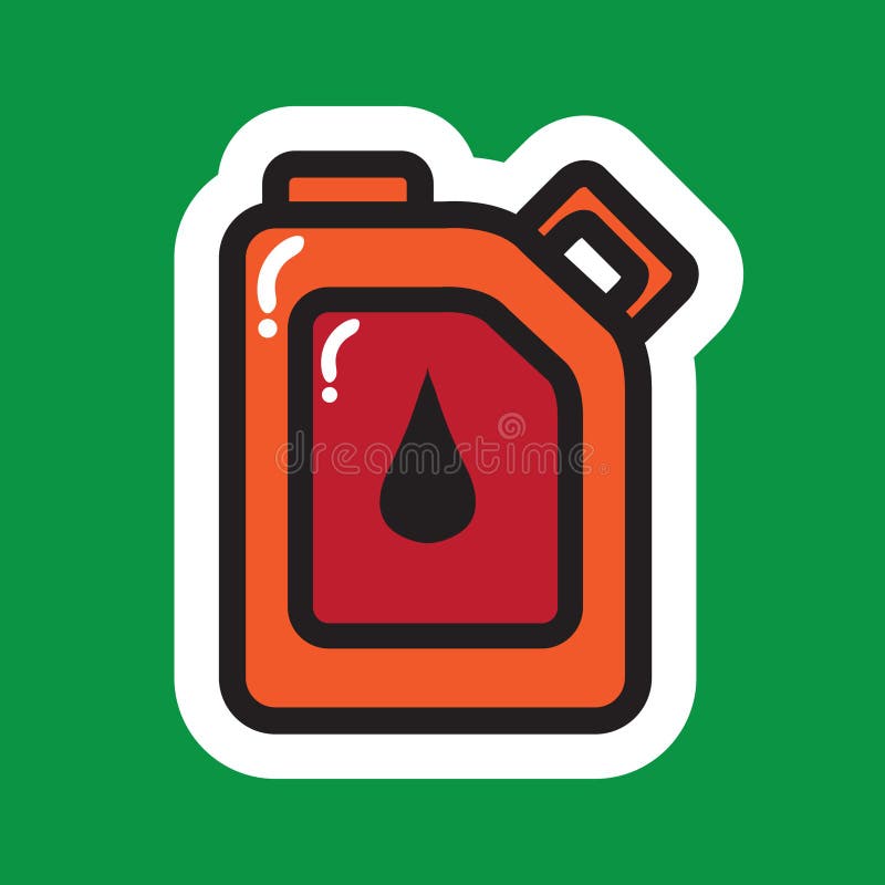 Jerry Can. Vector Illustration Decorative Design Stock Vector ...