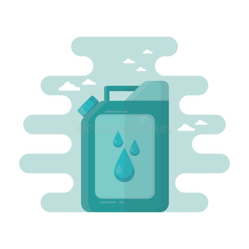 Jerry Can. Vector Illustration Decorative Design Stock Vector ...