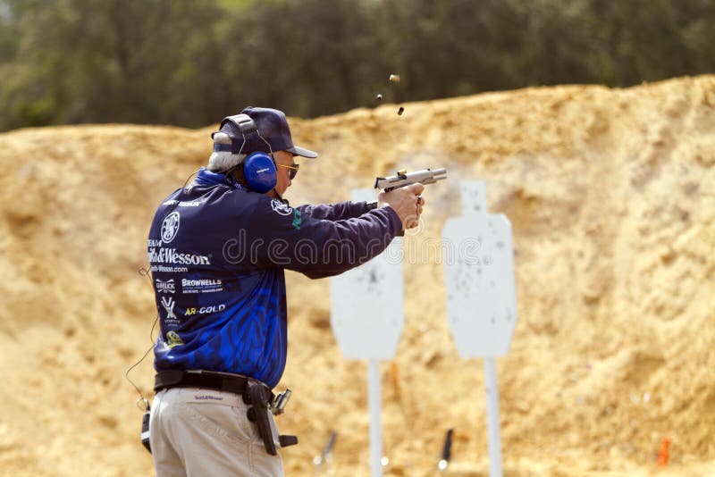 Jerry Miculek Speed Shooting Editorial Stock Image - Image of festival ...