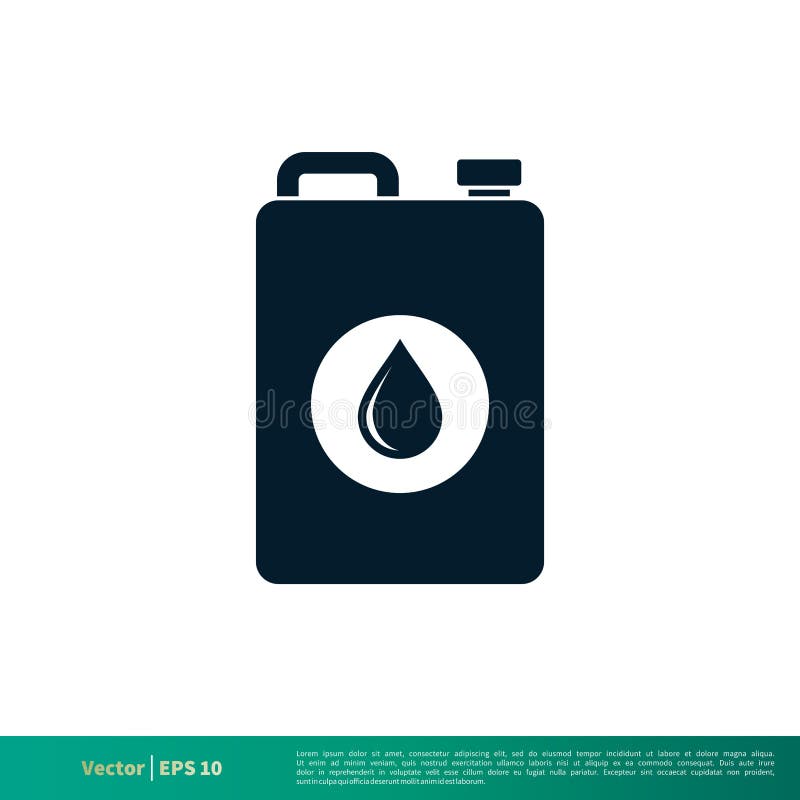 Jerrycan Icon Vector Logo Template Illustration Design EPS 10 Stock ...