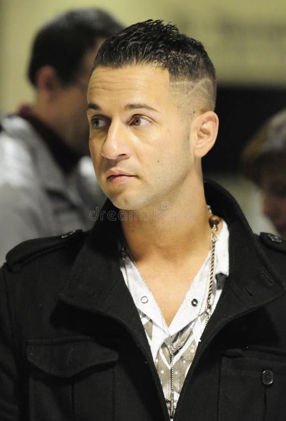 Jersey Shore Actor Mike Aka the Situation at LAX Editorial Stock Photo ...