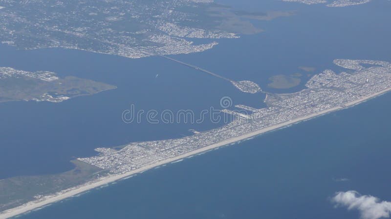 Jersey shore aerial stock footage. Video of view, coastline - 79925026
