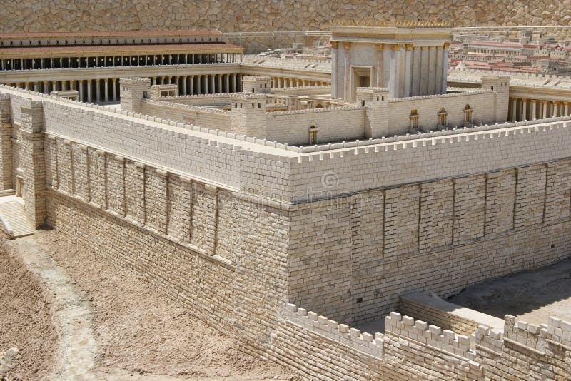 Jerusalén, segundo templo imagen de archivo. Imagen de templo - 20310445