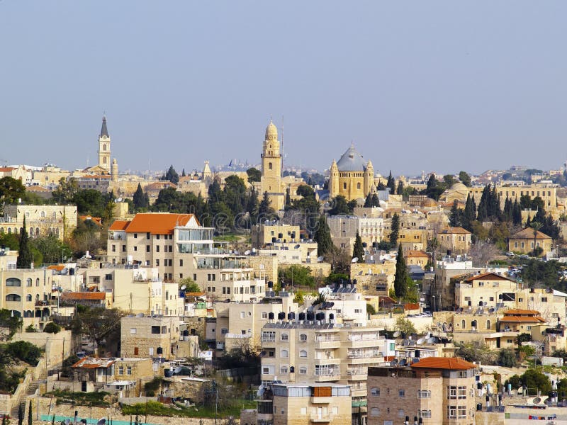 City of the King David, Jerusalem, Israel. Stock Image - Image of ...