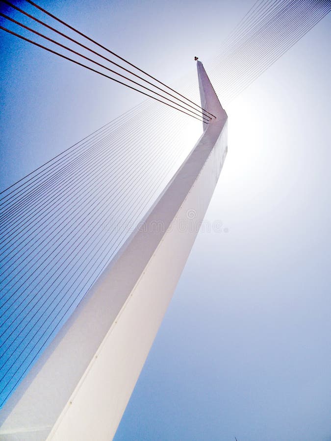 Jerusalem Bridge Pylon 2010 Editorial Photo - Image of jerusalem ...