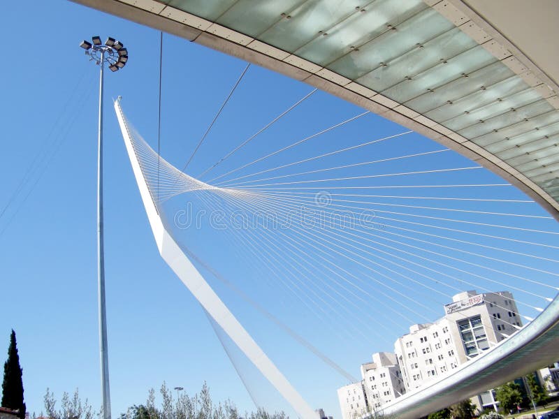 Jerusalem Bridge of Strings 2010 Editorial Photo - Image of facade ...
