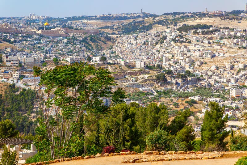 Jerusalem city in Israel stock image. Image of historic - 239498427
