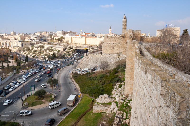 Jerusalem city wall editorial photo. Image of israel - 45170416