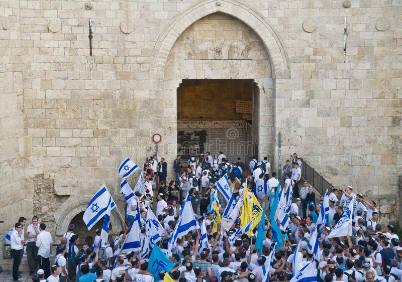 Jerusalem day editorial stock image. Image of israeli - 24884019