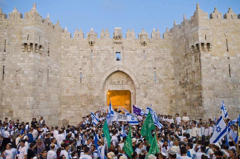 Jerusalem day editorial stock image. Image of israel - 24884149