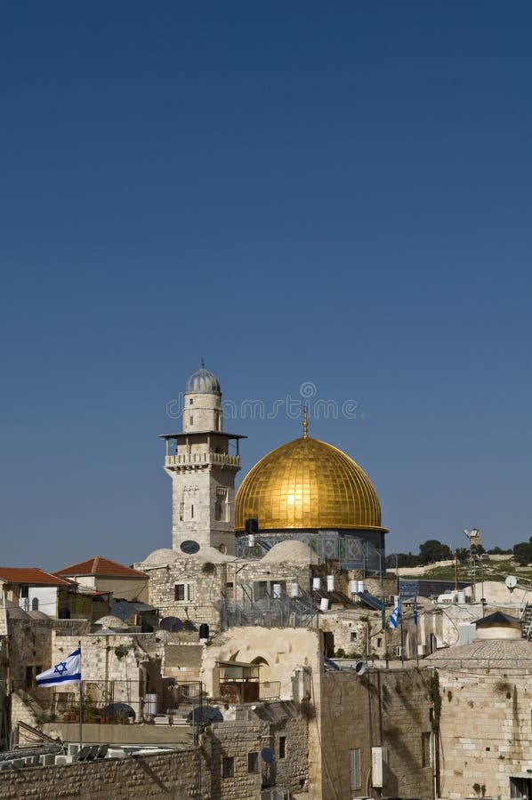 Jerusalem, Dome of the Rock in Stock Photo - Image of israel, east ...