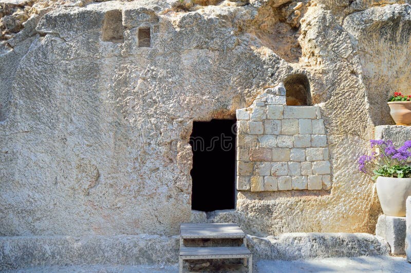 Jerusalem-Garten-Grab stockbild. Bild von christ, christus - 70136585