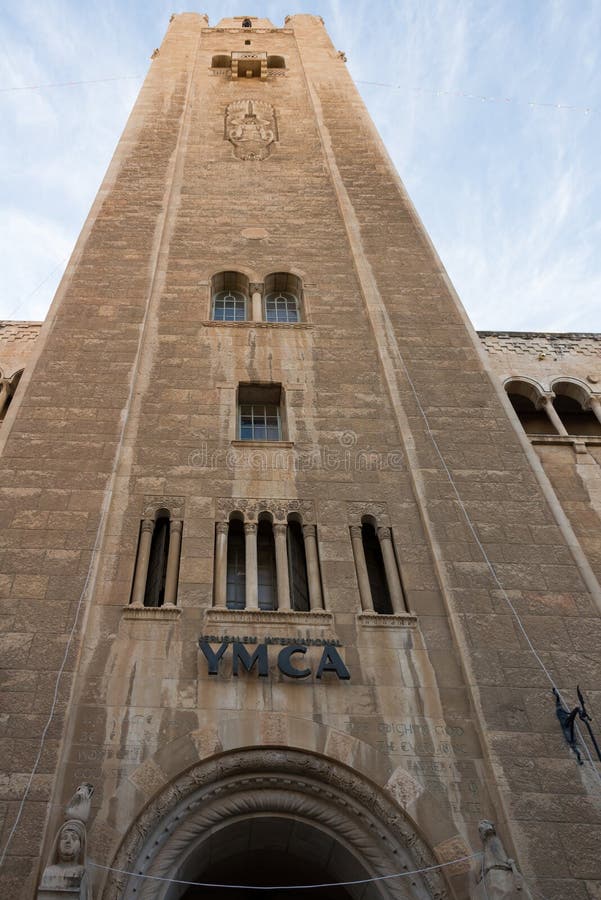 At Jerusalem International YMCA Editorial Stock Photo - Image of ...