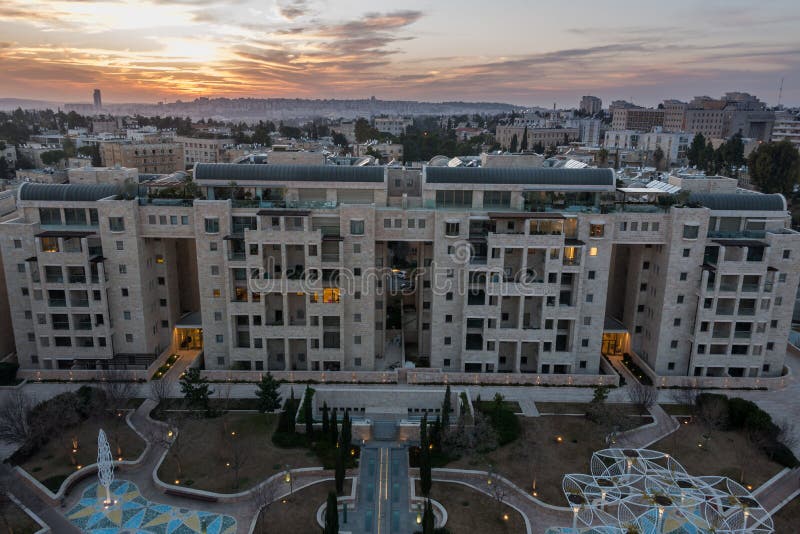 At Jerusalem International YMCA Stock Image - Image of ymca, tower ...