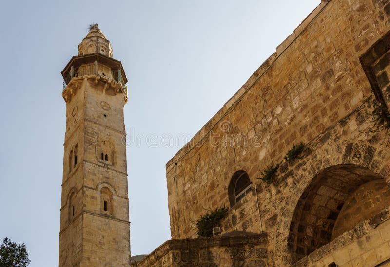 JERUSALEM, ISRAEL - April 2, 2018: Architecture of the Old City ...