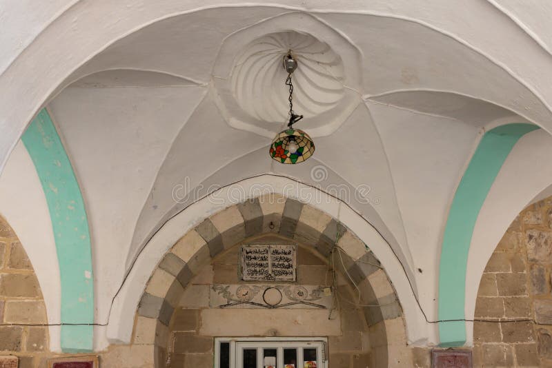 Room with the Grave of the Prophet Moses in the Muslim Shrine - the ...