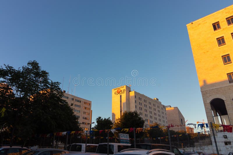 The Building of the Central Bus Station in Jerusalem Editorial Stock ...
