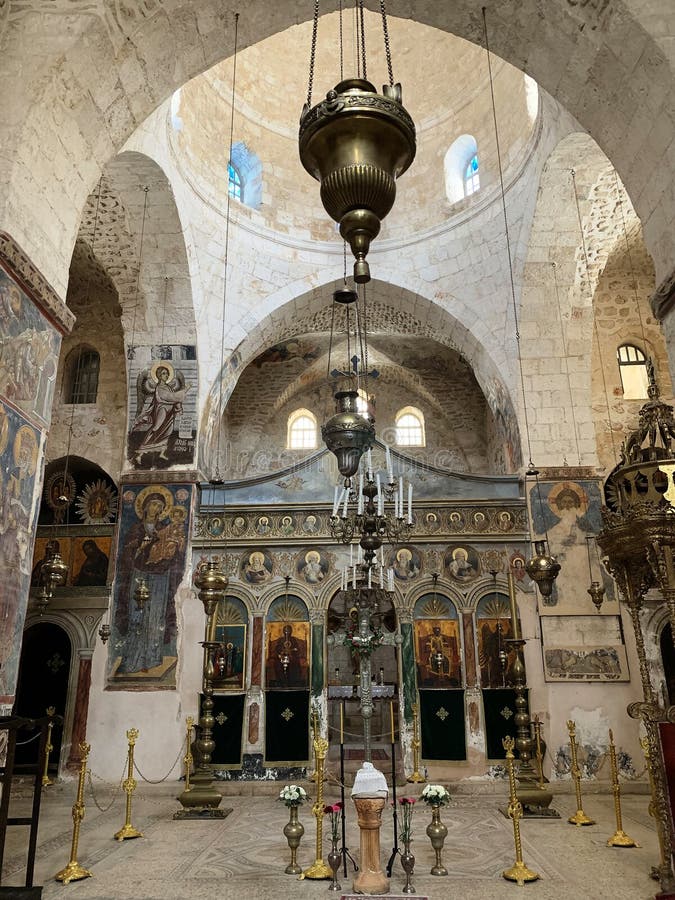 Interior of the Monastery of the Cross in Jerusalem Editorial Stock ...