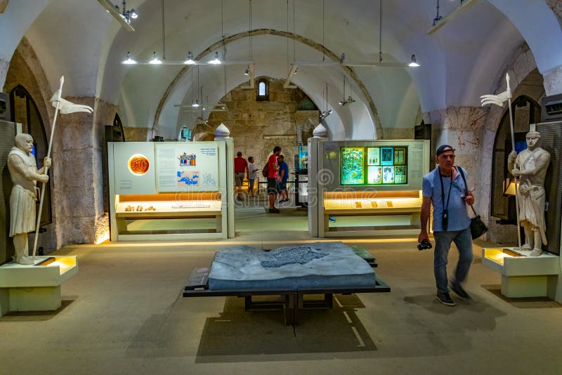 JERUSALEM, ISRAEL, SEPTEMBER 8, 2018: Historical Museum Inside of the ...
