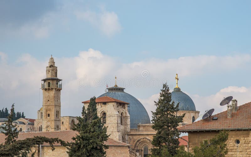 Jerusalem landscape stock image. Image of jerusalem, christianity ...