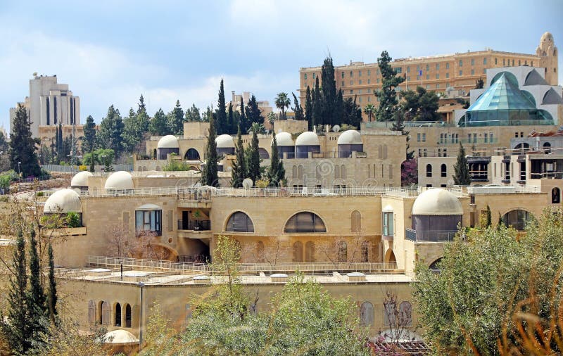 Jerusalem Landscape stock image. Image of modern, style - 53403369