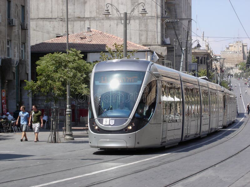 Light rail trolley stock photo. Image of rail, tram, transport - 1385214