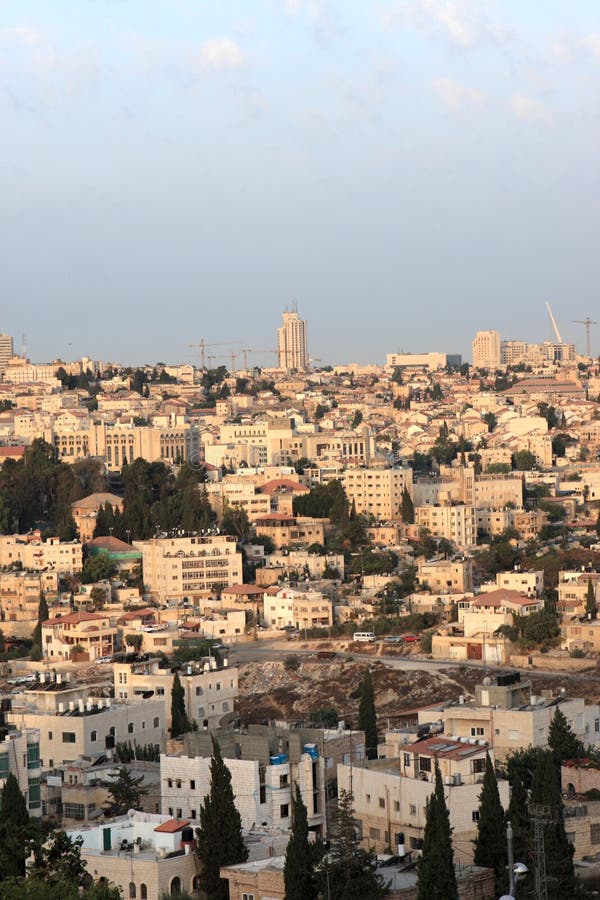 Jerusalem in the morning stock image. Image of cityscape - 11970485