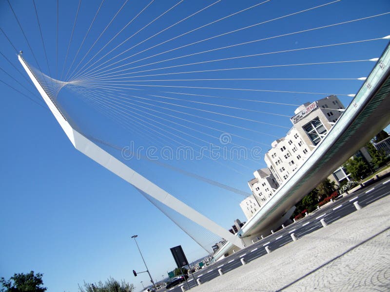 Jerusalem the New Chords Bridge May 2010 Editorial Stock Image - Image ...
