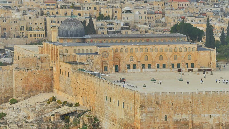Jerusalem. Old Al-Aqsa Mosque on the Temple Mount Stock Photo - Image ...