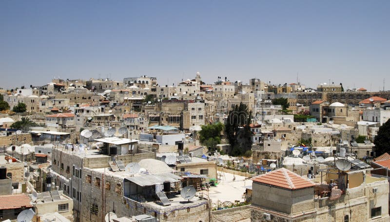 Jerusalem old city stock photo. Image of conflict, wall - 18017990