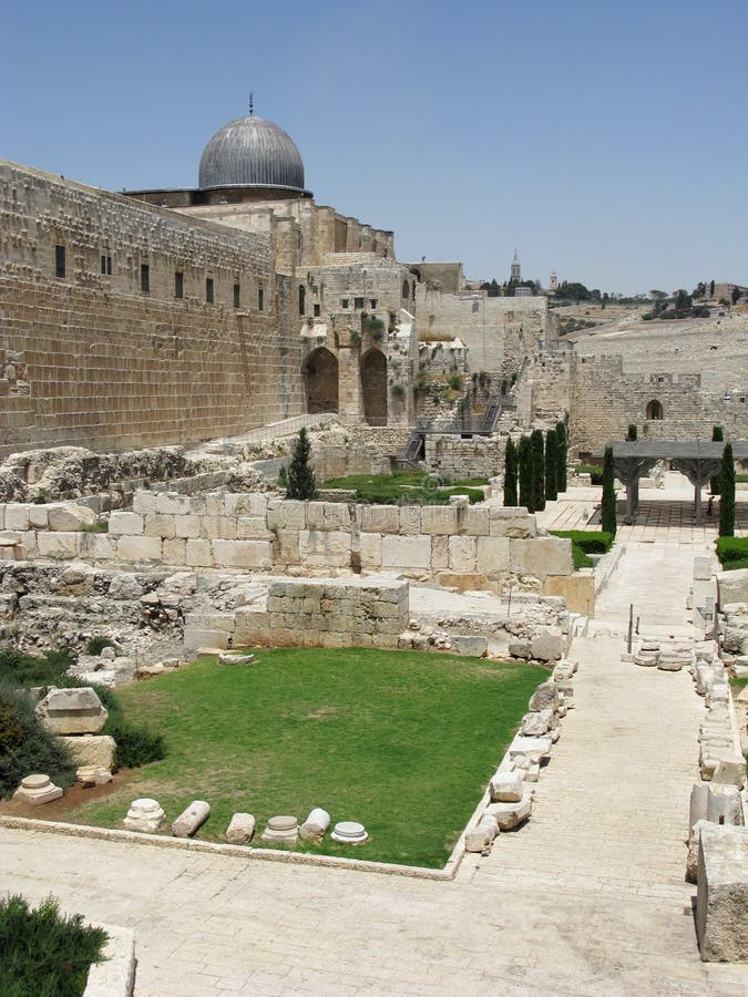 Jerusalem, old city stock image. Image of ruins, history - 25470547