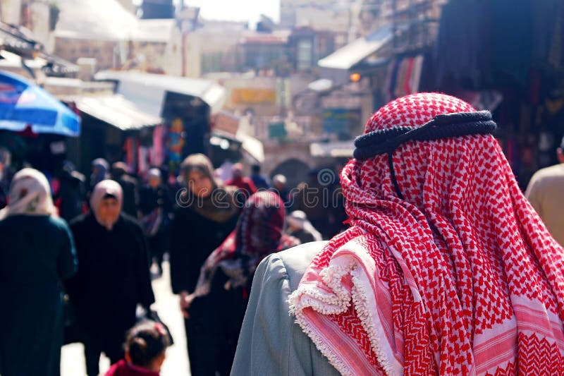 Jerusalem Old Town Market Israel Editorial Stock Image - Image of city ...