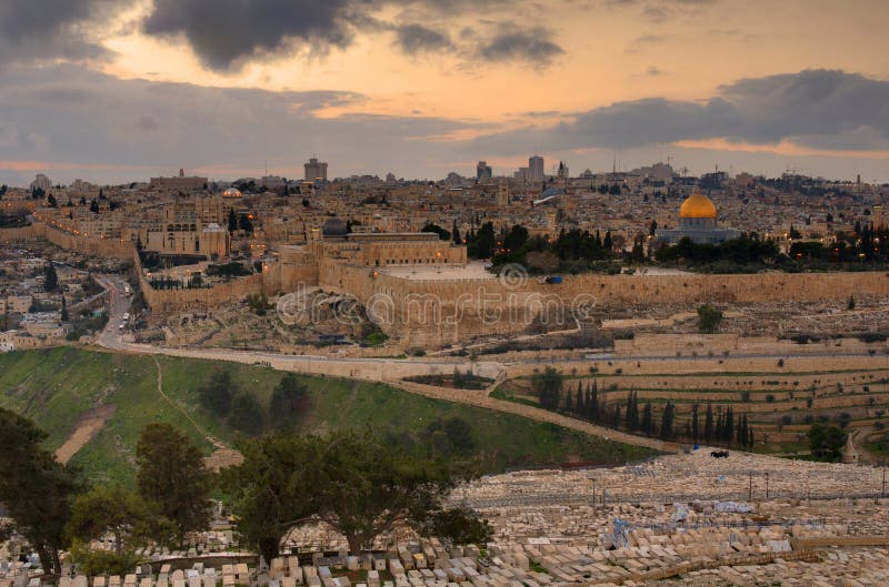 Jerusalem Skyline stock image. Image of east, cultural - 23601427