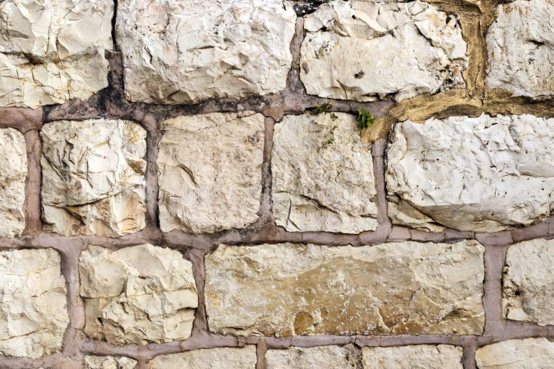 Jerusalem stone wall stock image. Image of pattern, horizontal - 91261109