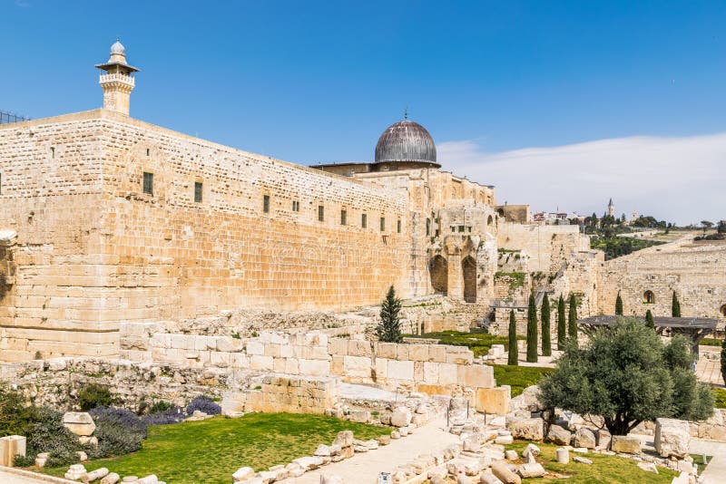 Jerusalem Temple - David`s City Stock Image - Image of holy, brick ...