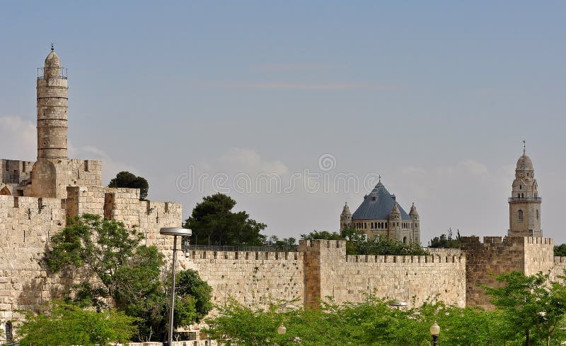 Jerusalem. stock image. Image of view, culture, buildings - 60015277