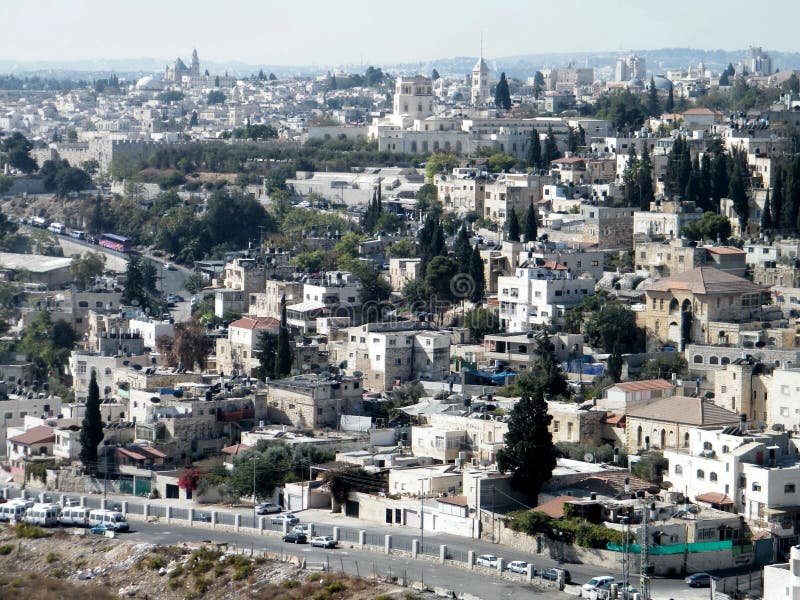 Jerusalem View Houses Churches Mount Scopus 2010 Stock Photos - Free ...