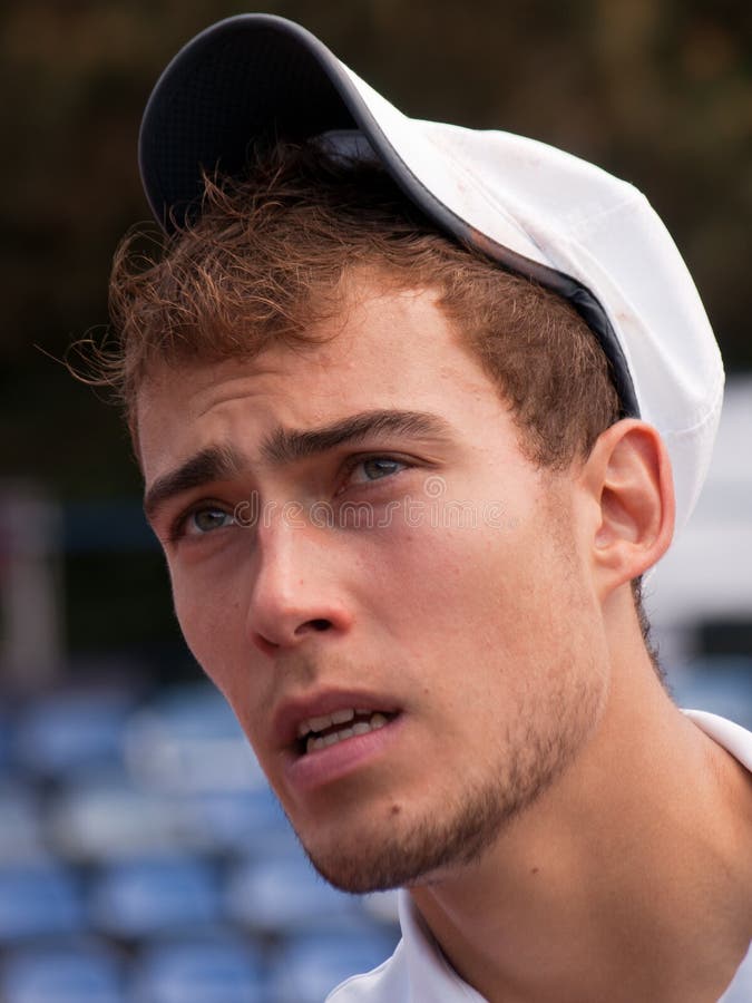 Jerzy Janowicz editorial stock image. Image of headgear - 27578734