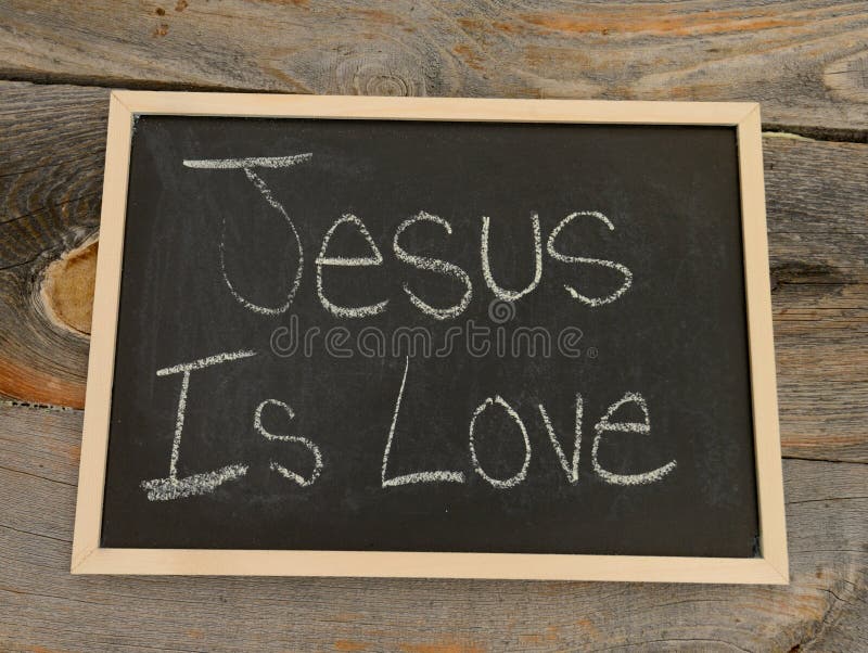 Jesús es amor foto de archivo. Imagen de salvador, viejo - 68508648