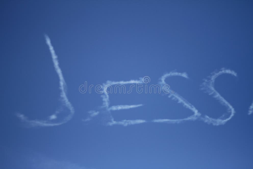 Jess in the sky stock image. Image of stream, clouds - 94751369