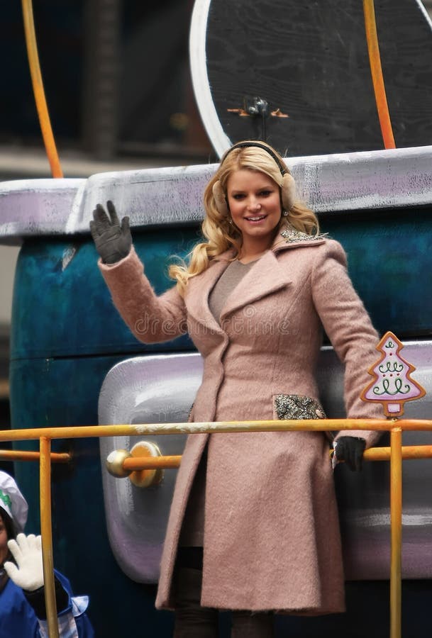 Jessica Simpson - Macy S Thanksgiving Day Parade Editorial Image ...