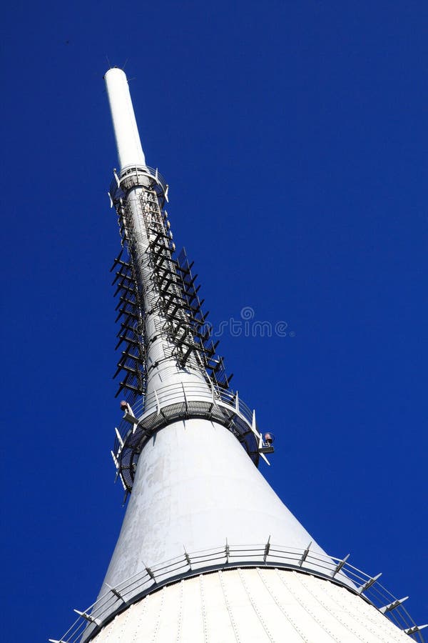 Jested tower and blue sky stock image. Image of tower - 103986621