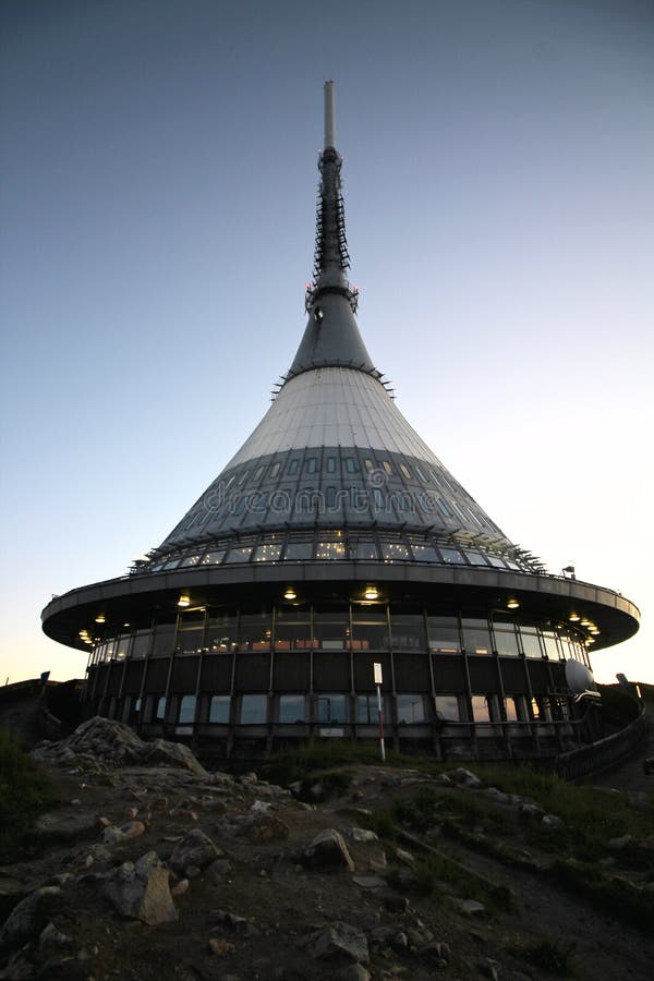 Jested Tower in the Czech Republic Editorial Stock Image - Image of ...